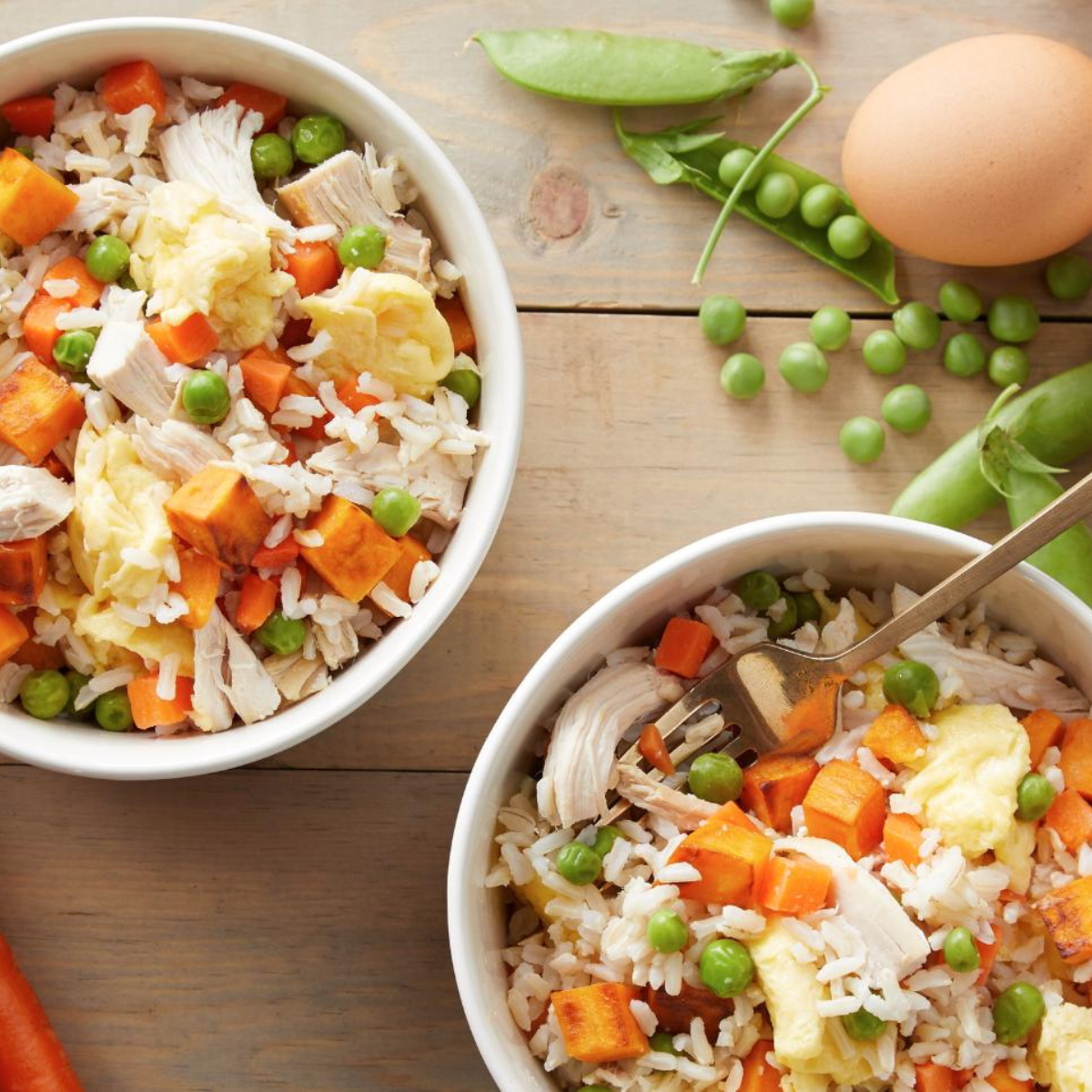 Chicken and Veggie Rice Bowl | Dakota Layers